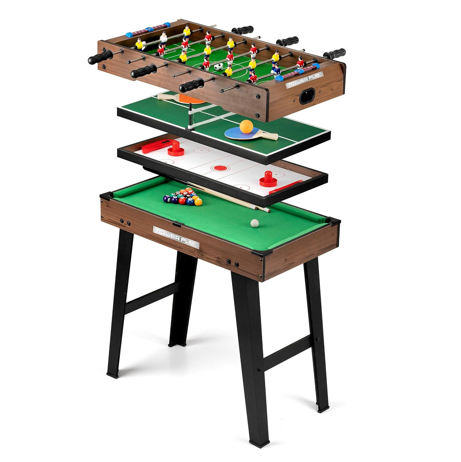 Power Play 27" Table Top 4 In 1 Games Table