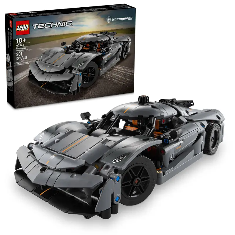 Koenigsegg Jesko Absolut Gray Hypercar Lego 42173