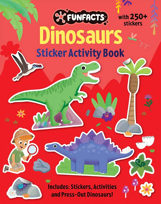 Fun Facts - Sticker Activity Book - Dinosaurs