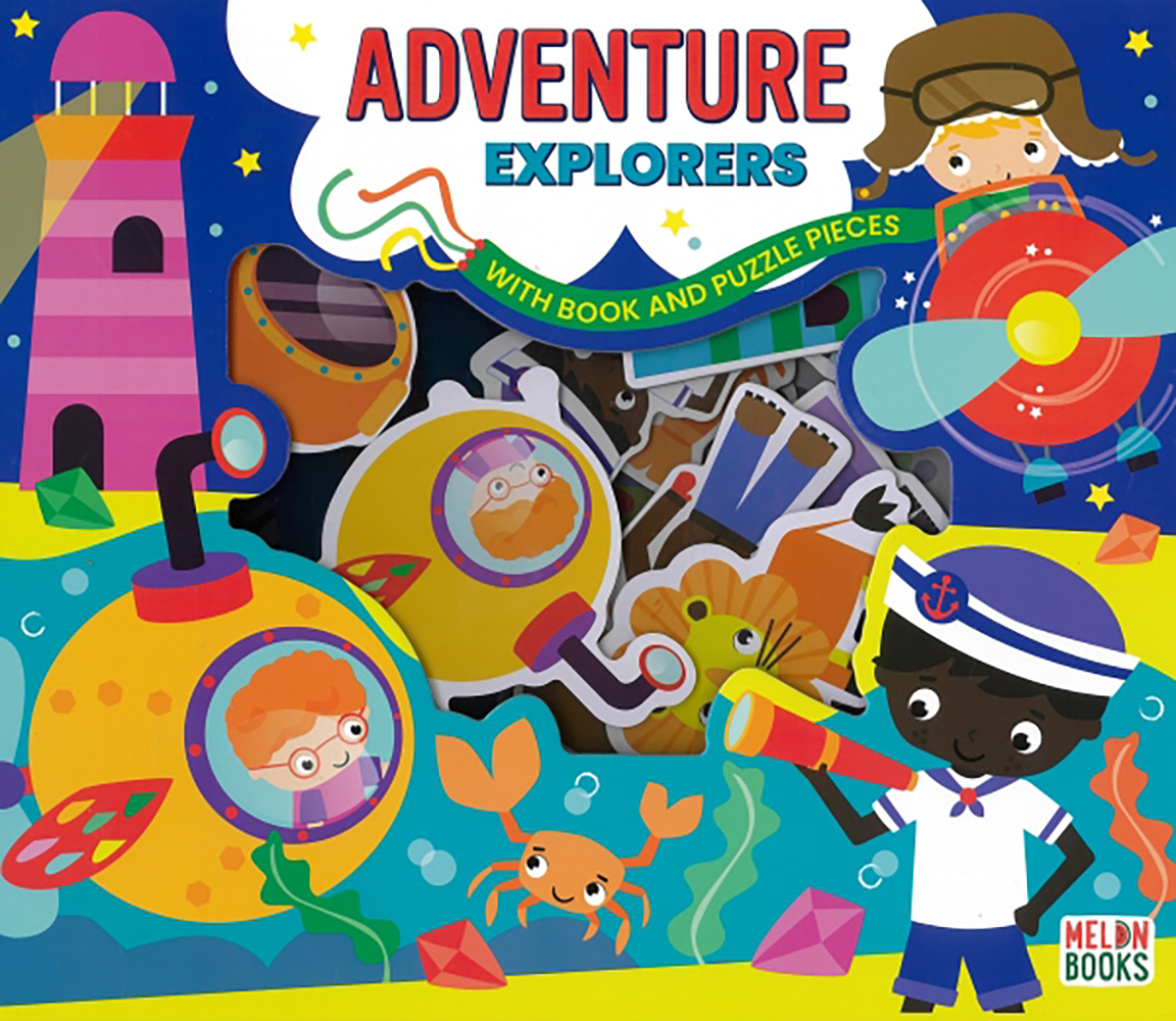 Adventure Explorers Book and Puzzle