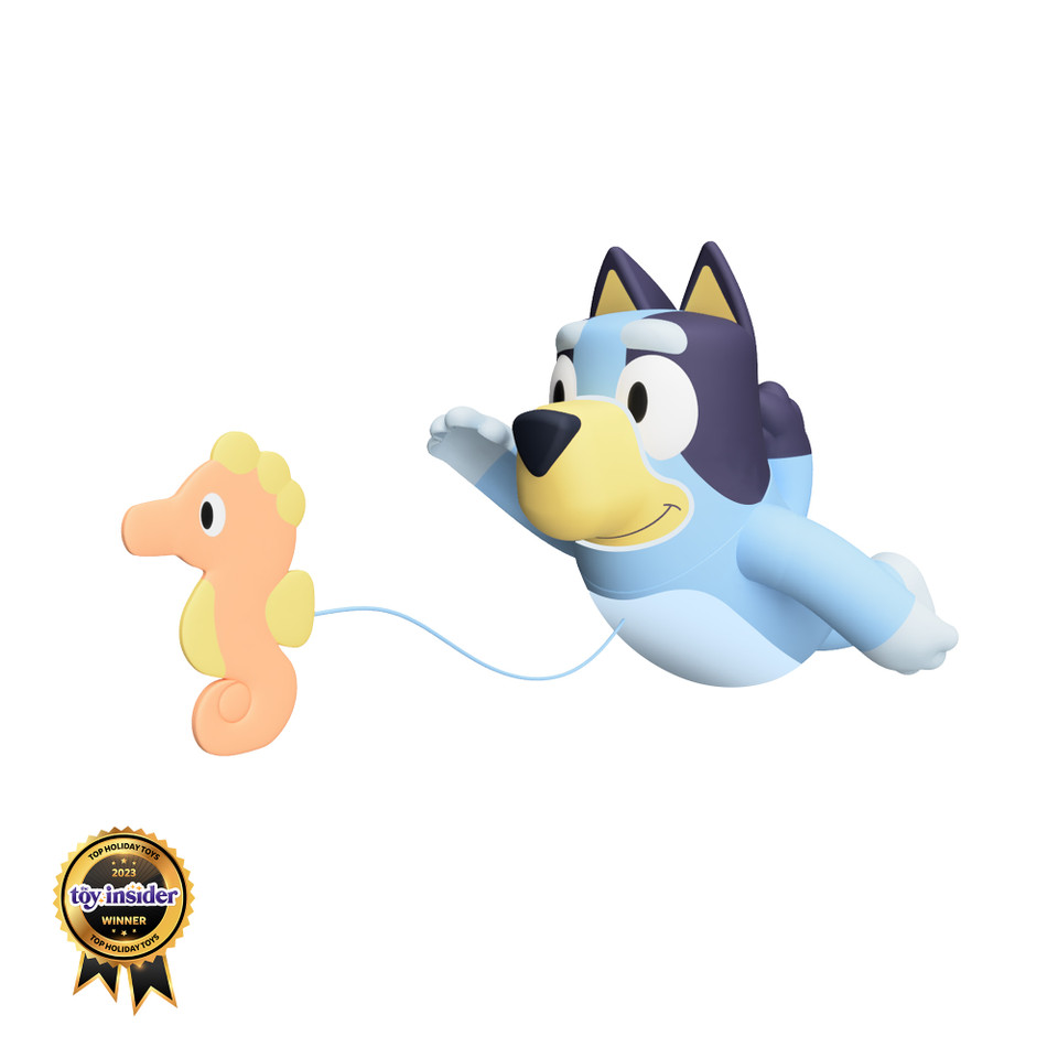 Swimming Bluey