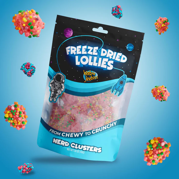 Freeze Dried Lollies Large - Nerd Clusters