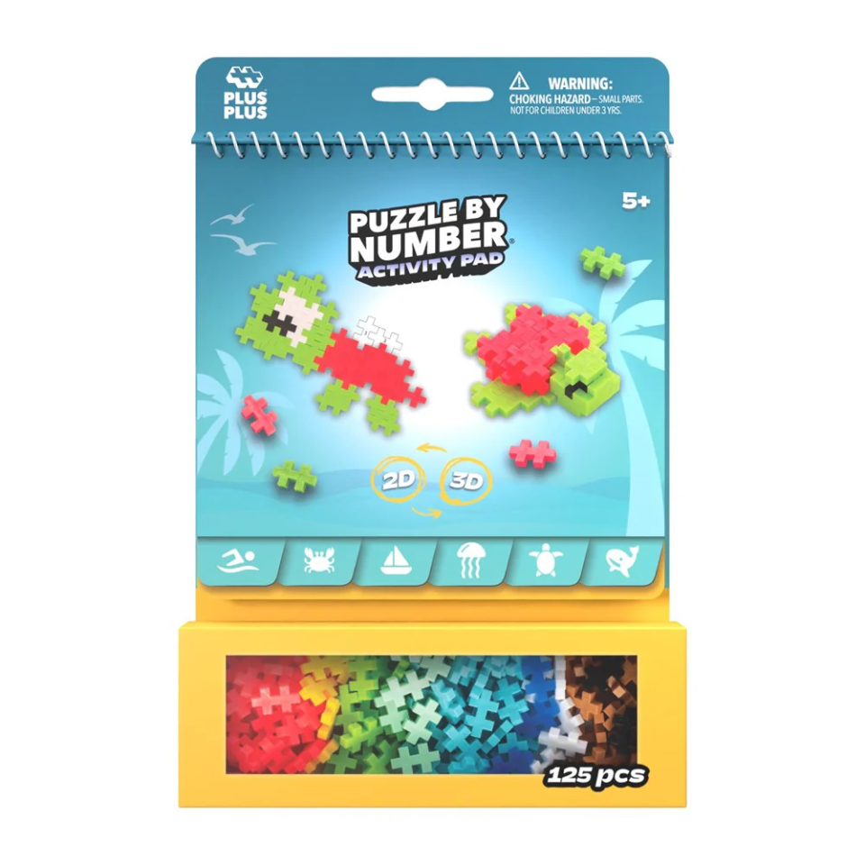 Activity Pad Puzzle By Number - Ocean