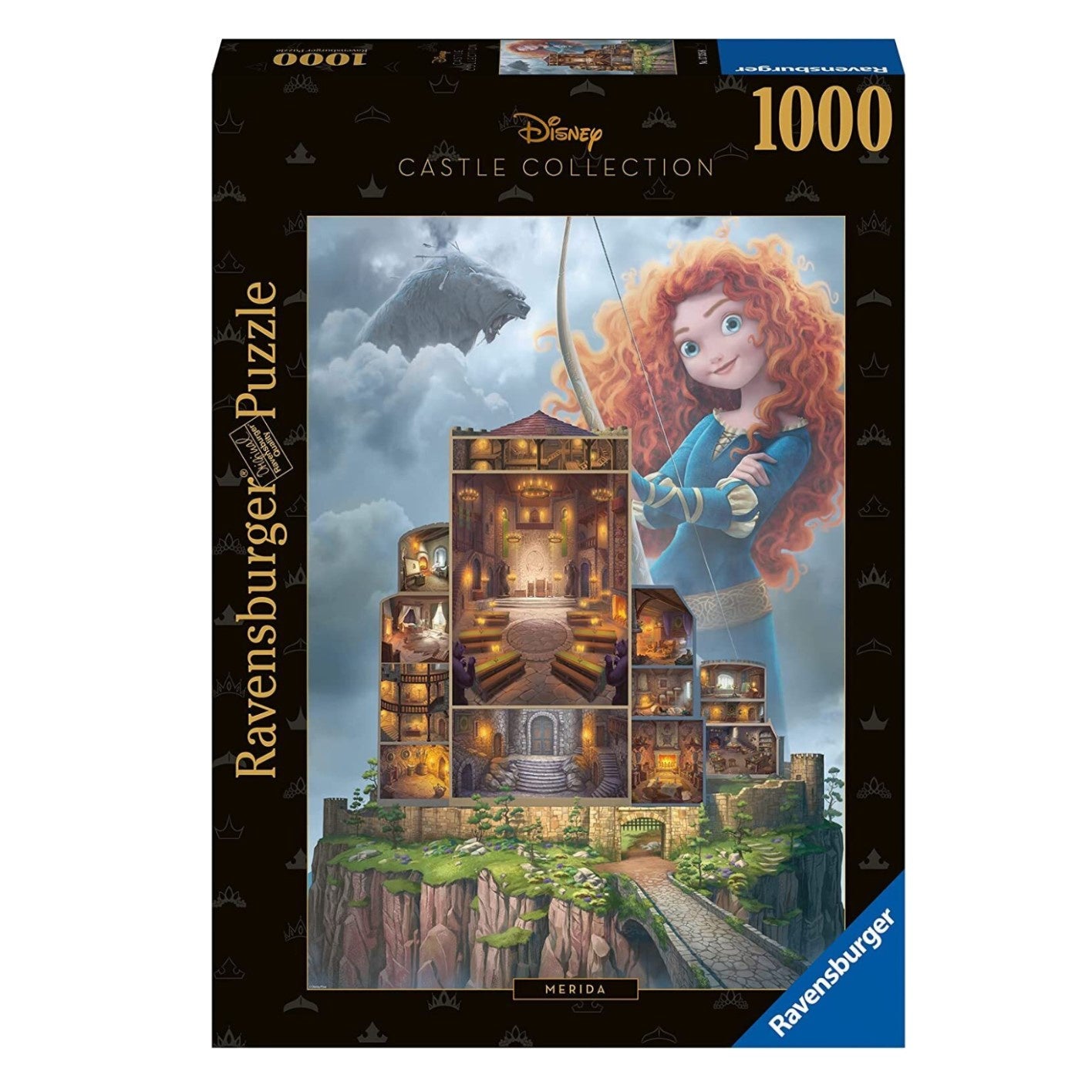1000pc Puzzle - Disney Castle Collection - Merida