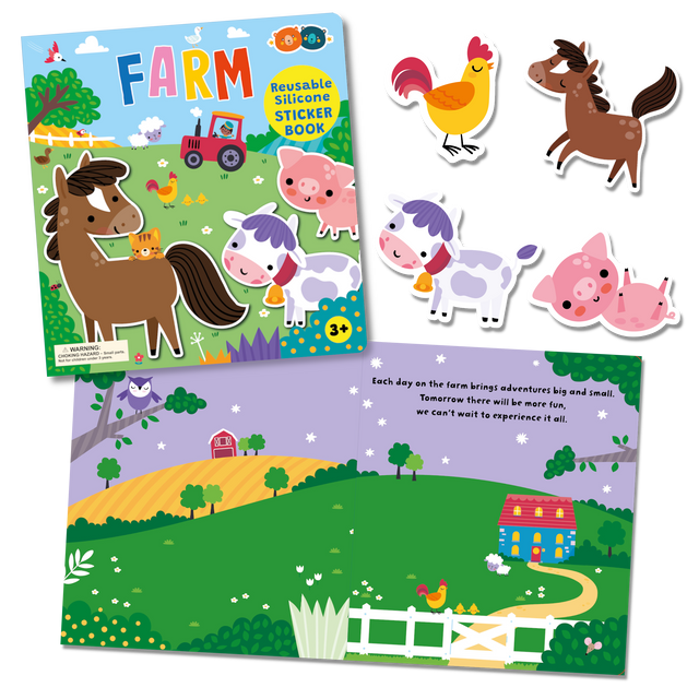 Farm Sticker Book