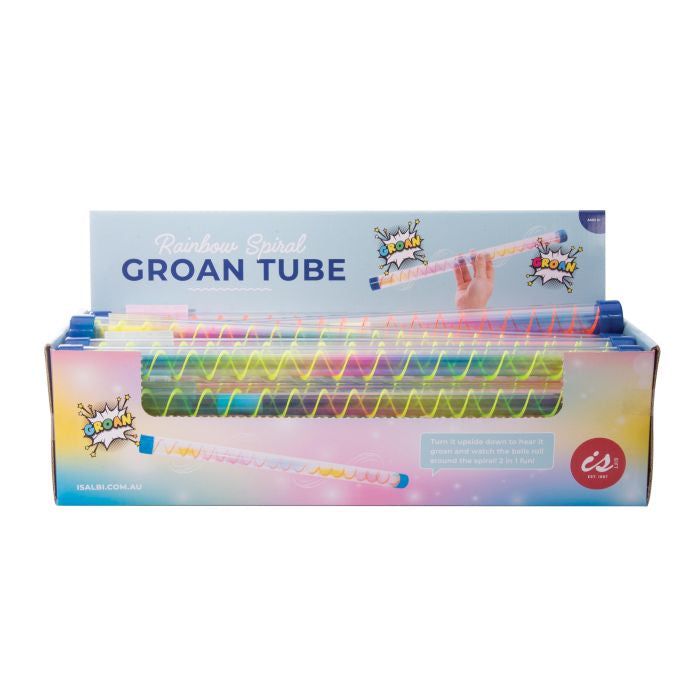 Rainbow Spiral Groan Tube – Toys and Tales