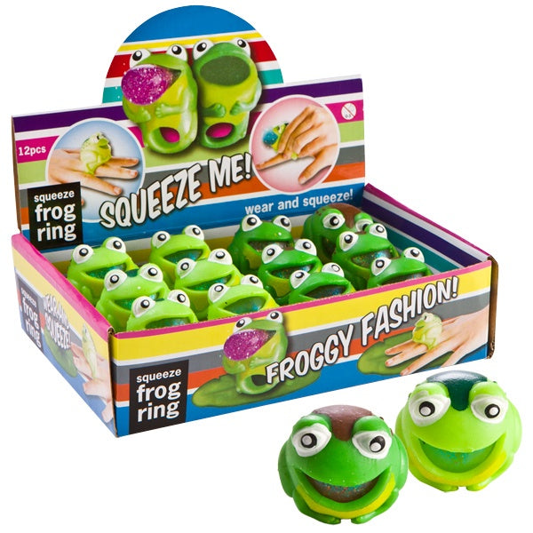 Squeeze Frog Ring – Toys and Tales