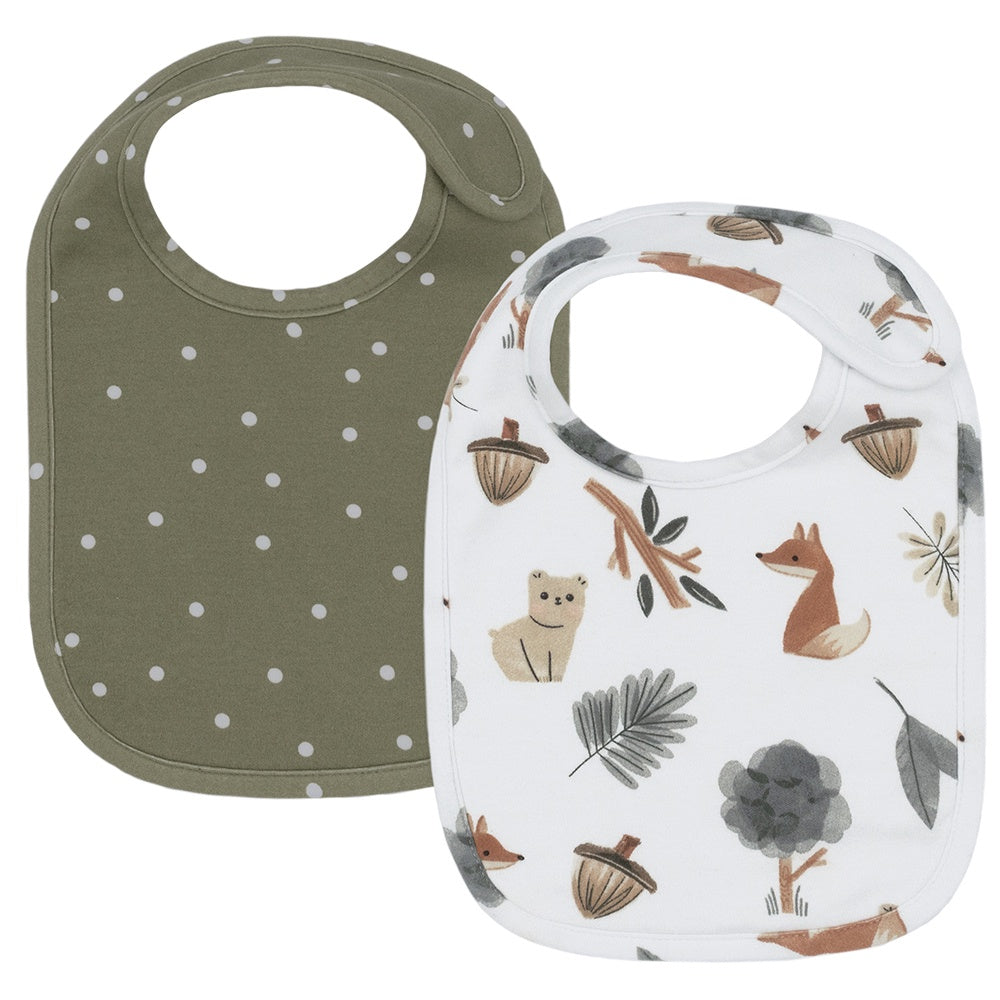 2pk Baby Bibs Set