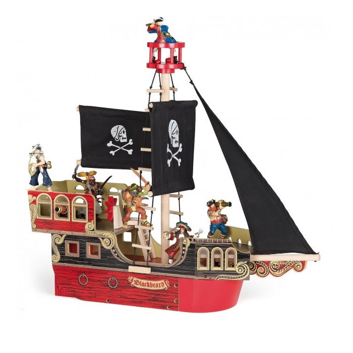 Wooden Pirate Ship – Toys and Tales