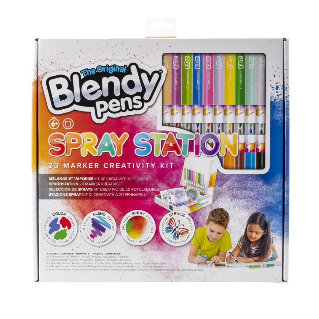 Blendy Pens Spray Station with 20 Pens – Toys and Tales