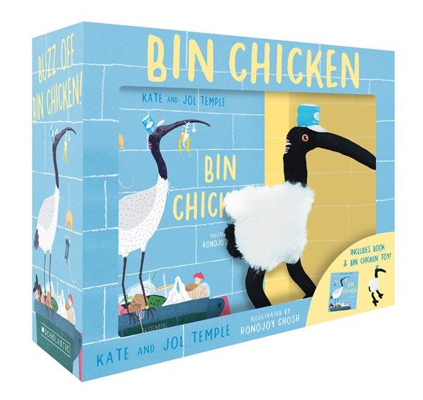 Bin Chicken Plush Boxed Set – Toys and Tales