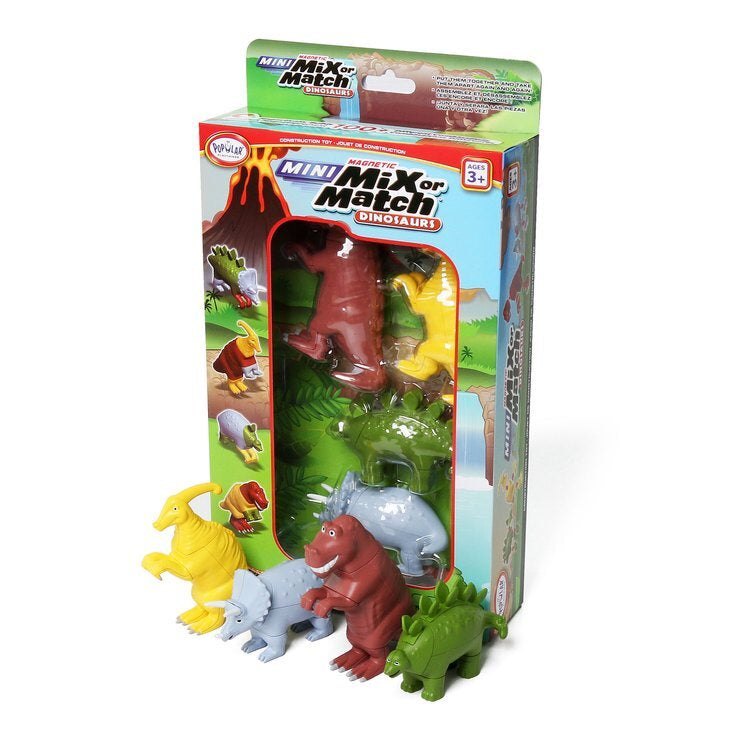 Mini Magnetic Mix or Match Dinosaurs - Set 1
