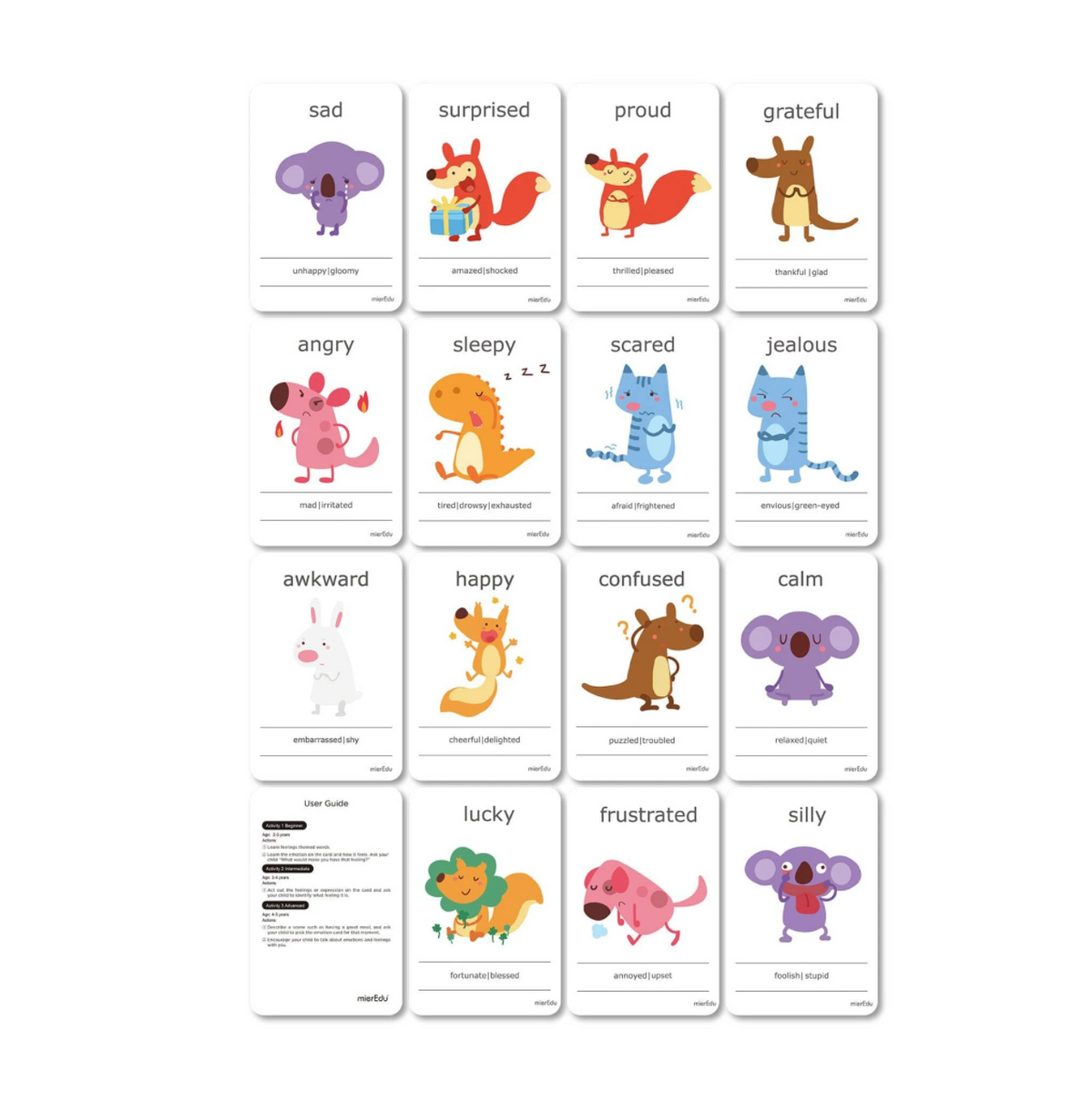 Cognitive Flash Cards - Feelings and Emotions – Toys and Tales