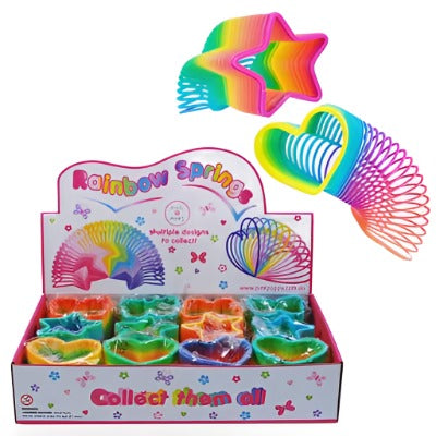80mm Shaped Rainbow Slinky – Toys and Tales
