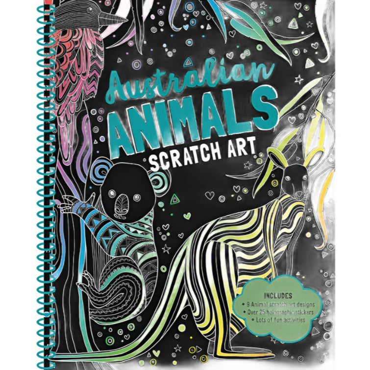 Animals of Australia Scratch Art – Toys and Tales
