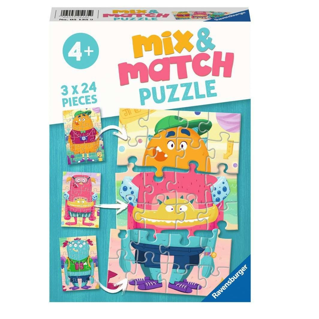 Mix and Match Puzzle - Monsters – Toys and Tales
