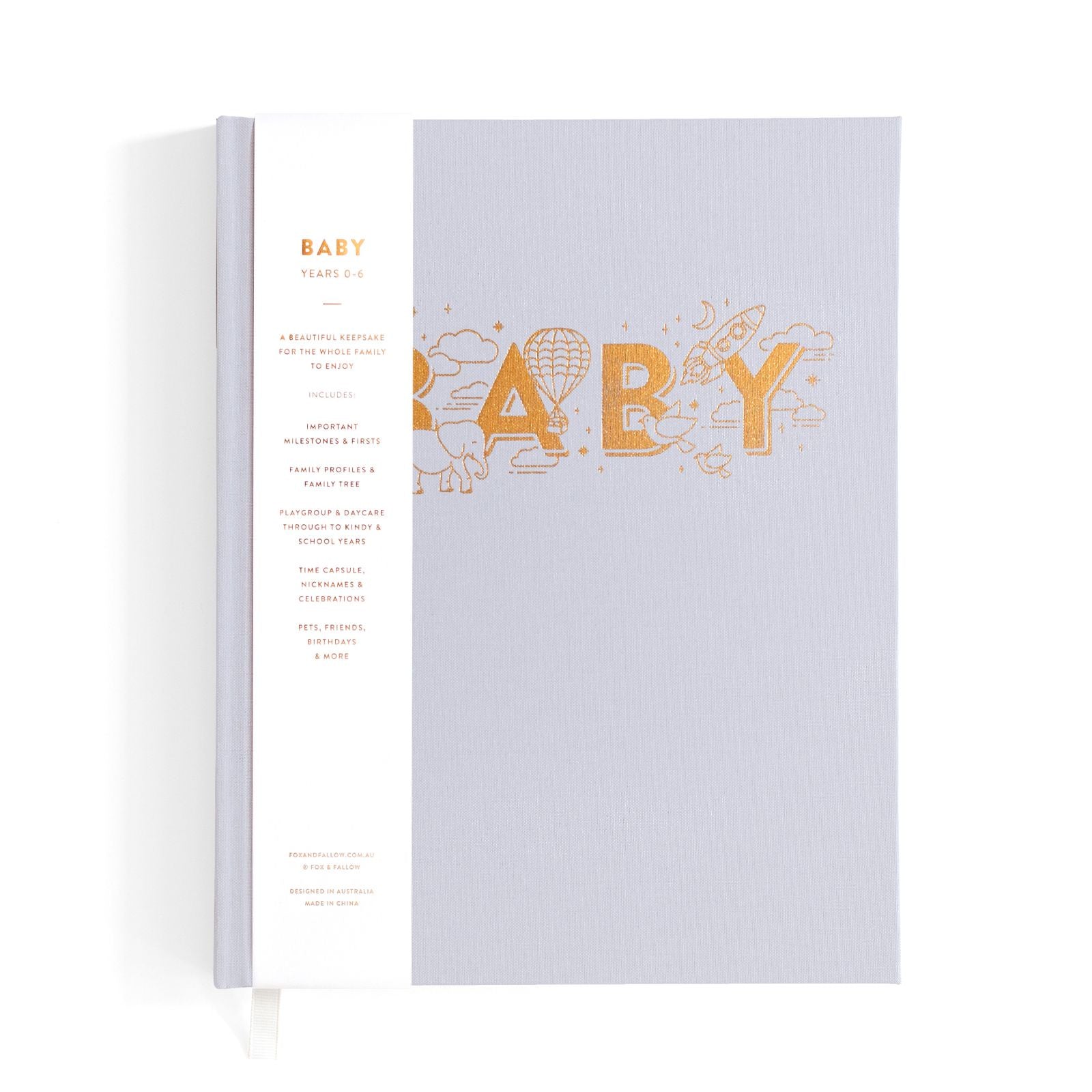 Baby Book - Gift boxed, Birth-6 Years - assorted