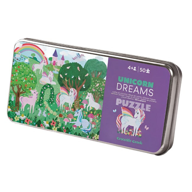 50 pc Tin Puzzle - Unicorn Dreams – Toys and Tales