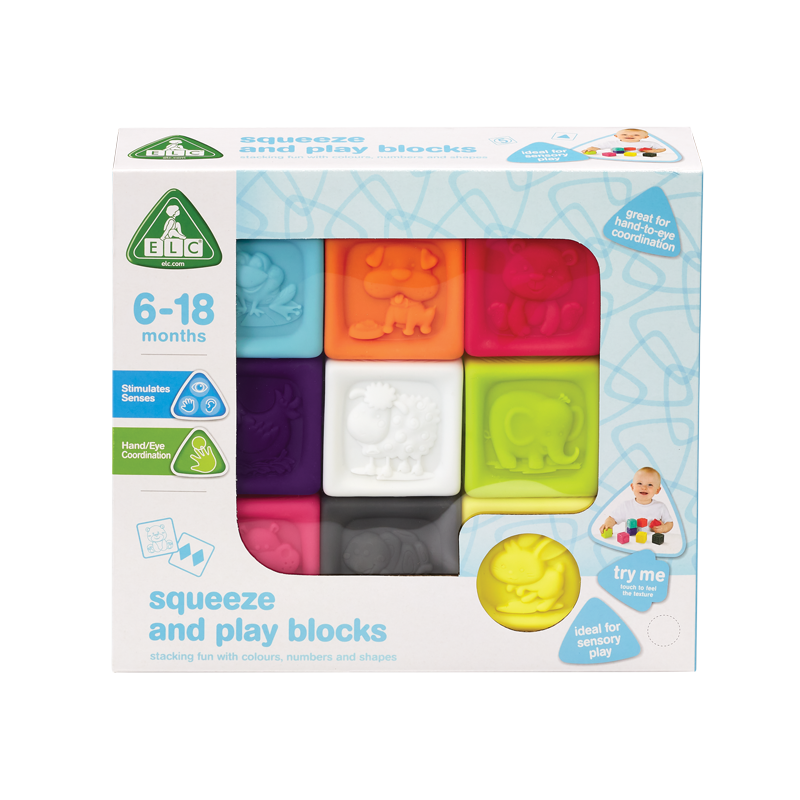 Squeeze and play blocks 6-18 months