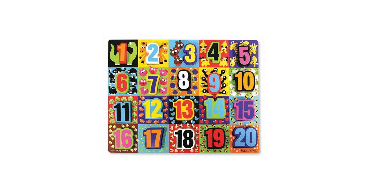 Chunky Puzzle - Jumbo Numbers – Toys and Tales
