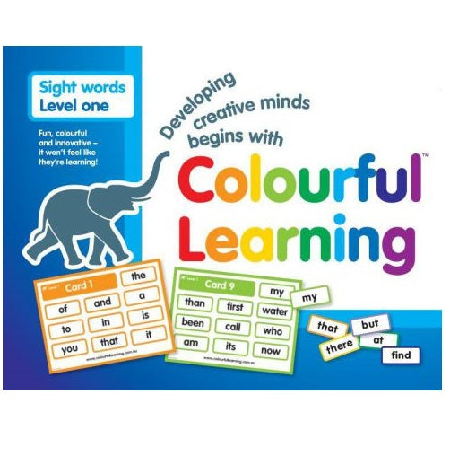 Sight Words - Level One – Toys and Tales